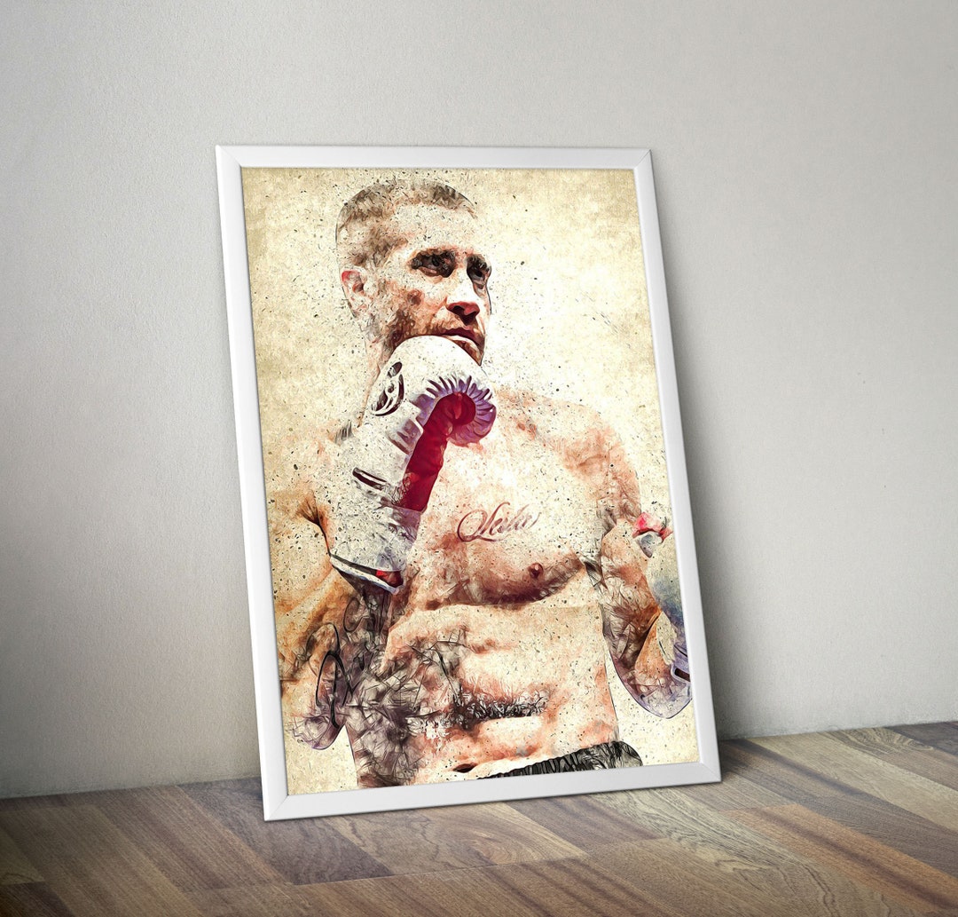 Jake Gyllenhaal Boxing Poster: MMA Fight Fan Cave Art - Etsy