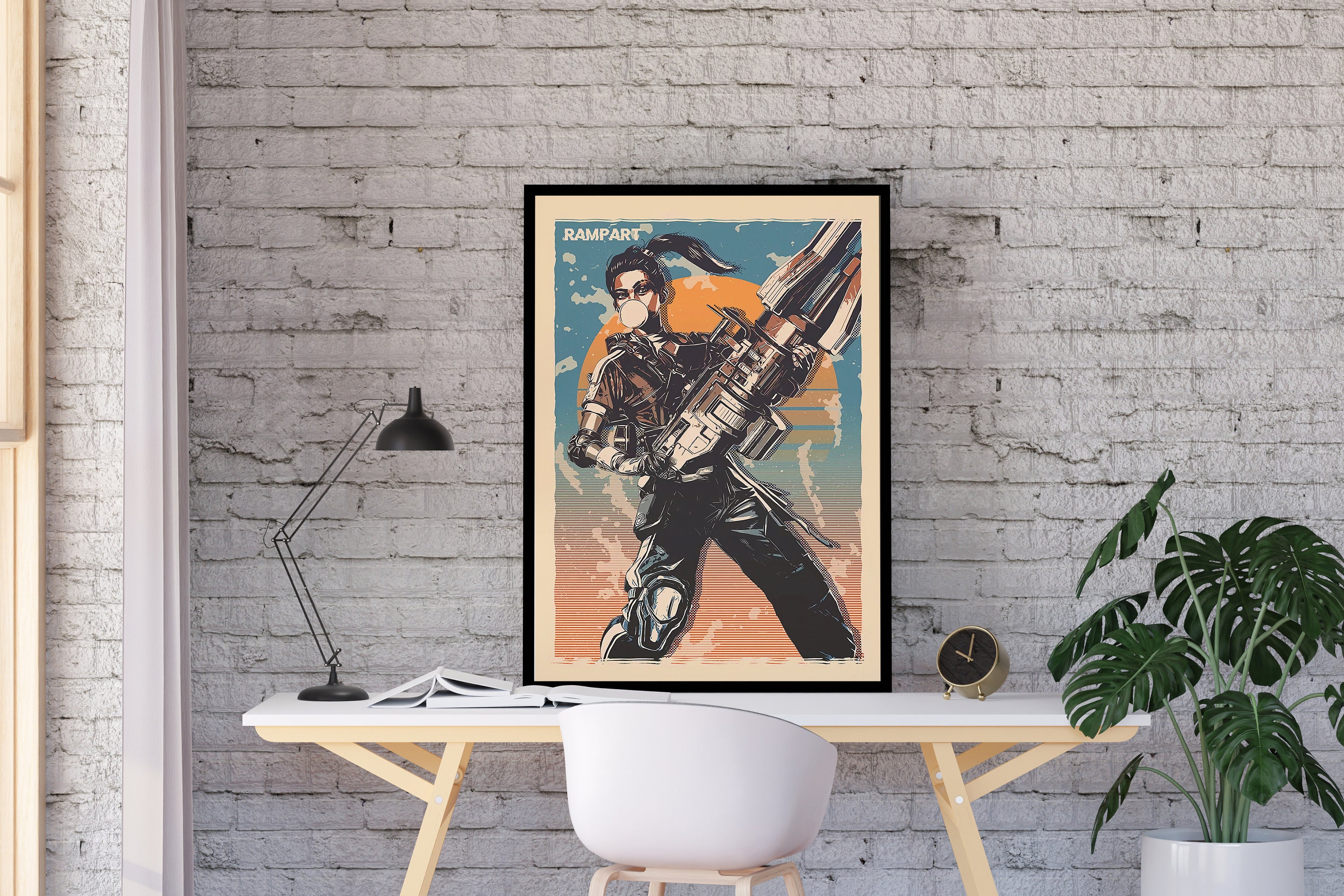 Rampart Apex Legends Poster Apex Legends Apex Legends Poster Gamer Room ...
