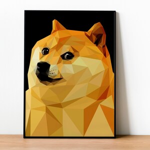 Doge Meme Poster Funny Memes Funny Present Meme Poster Funny Poster ...