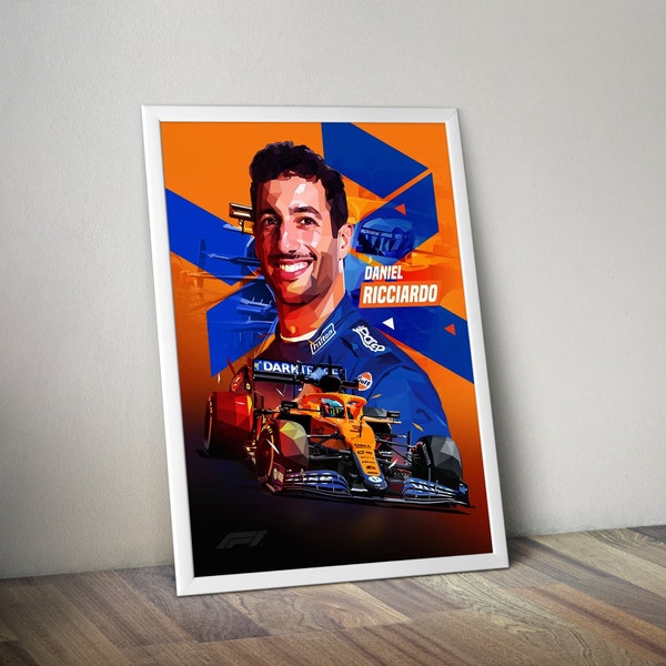 Daniel Ricciardo Poster - Etsy