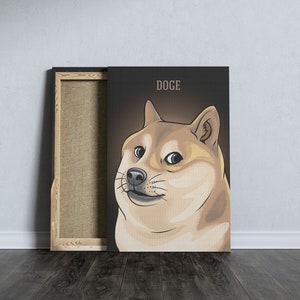 Doge Meme Poster Funny Memes Funny Present Meme Poster Funny Poster ...