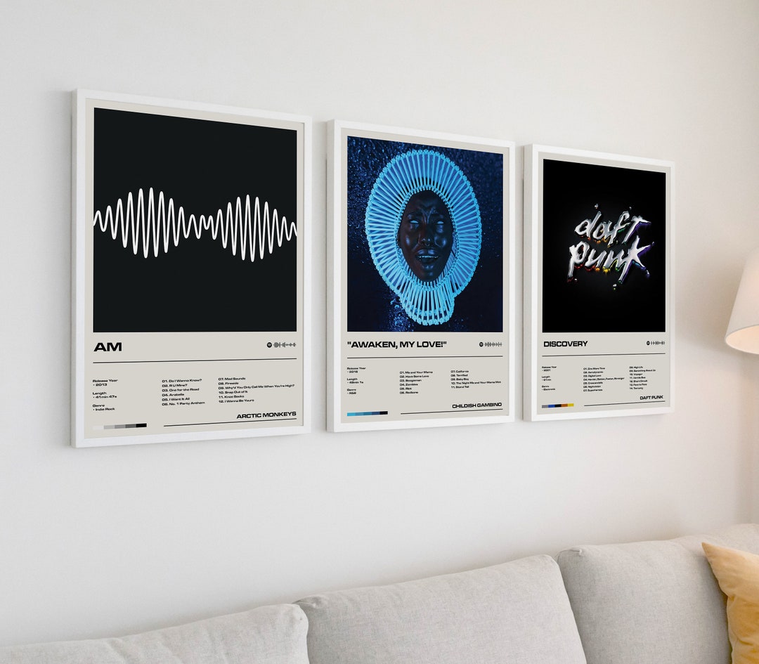 Custom Album Poster Album Poster Wall Art Print for Music Lovers ...