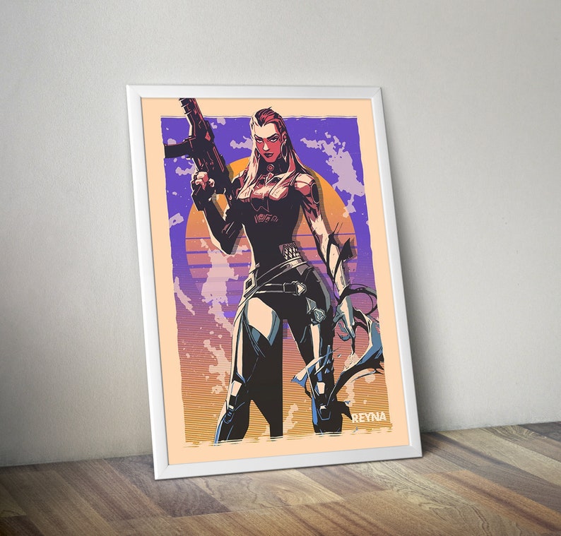 Reyna Valorant Poster Valorant Valorant Poster Gamer Room - Etsy