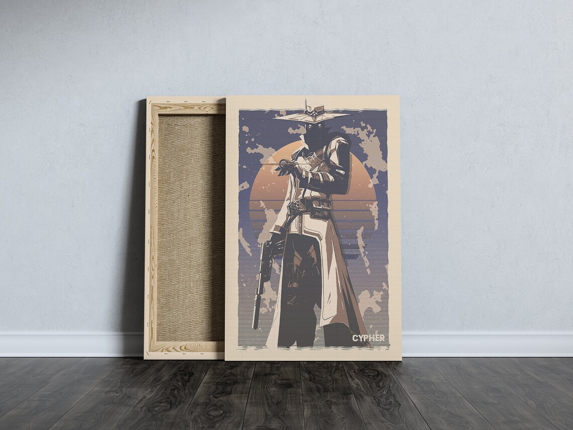 Cypher Valorant Poster Valorant Valorant Poster Gamer Room Decor Gift ...