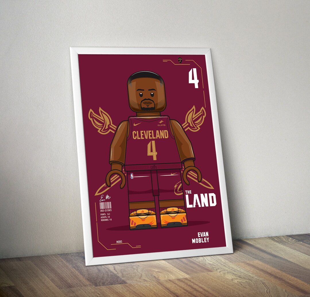 Evan Mobley Poster for Sports Fan Basketball Poster NBA Poster Wall Art ...