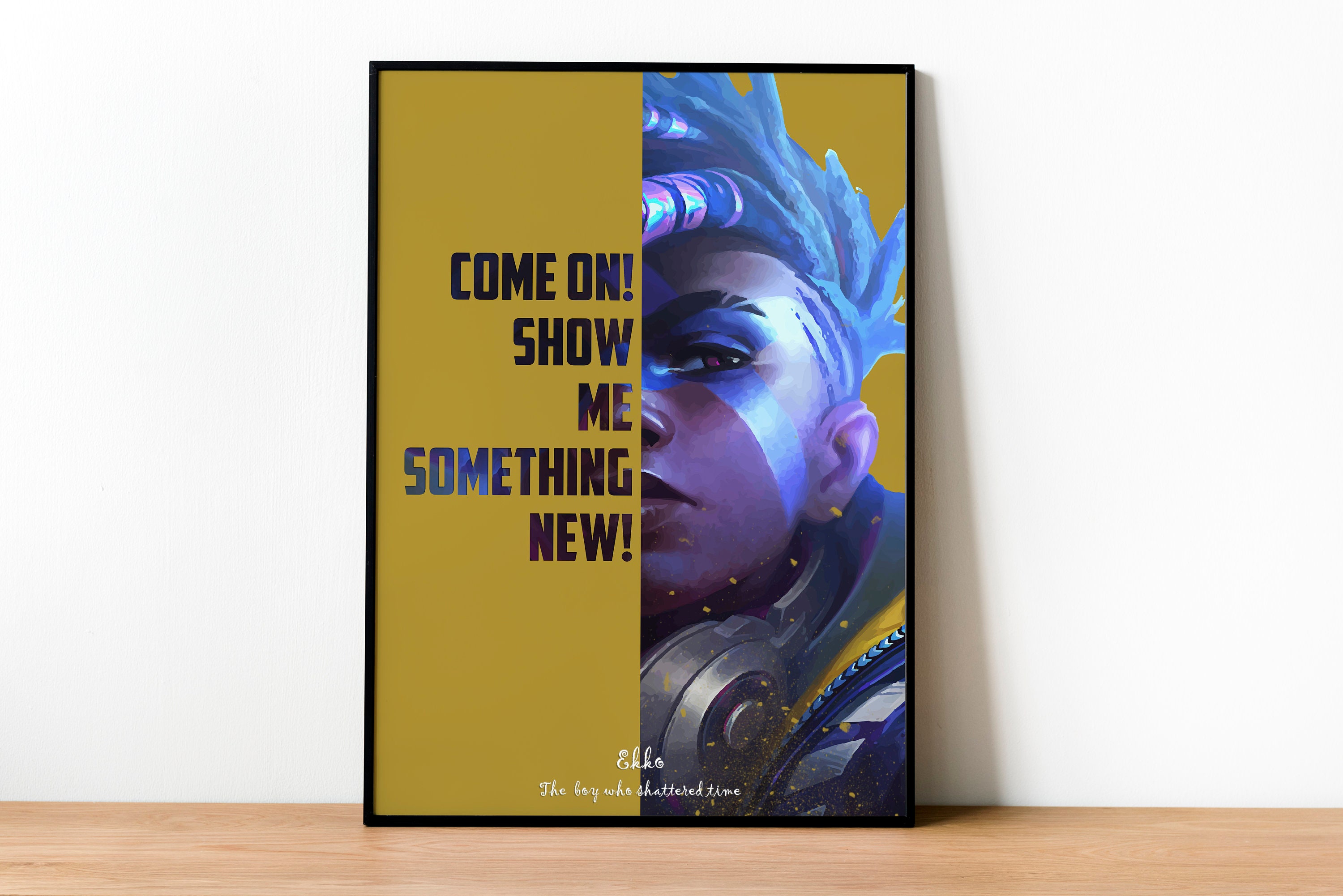 League of Legends Ekko League of Legends Poster Lol Poster the - Etsy