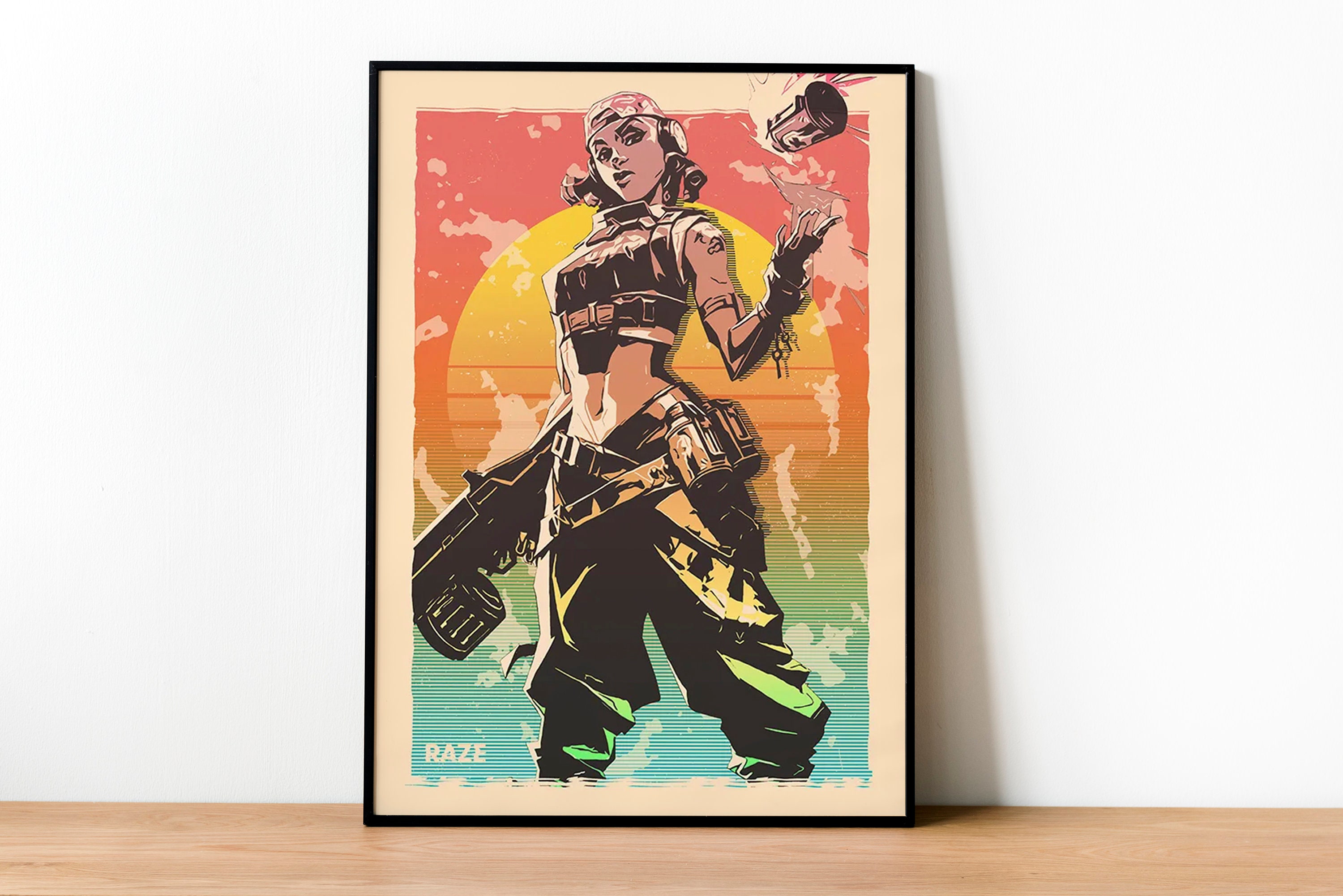 Raze Valorant Poster Valorant Valorant Poster Gamer Room Decor - Etsy