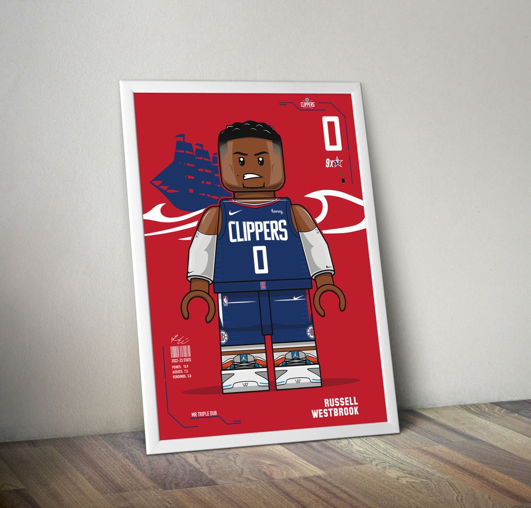 Russell Westbrook Poster for Sports Fan Basketball Poster NBA Poster ...