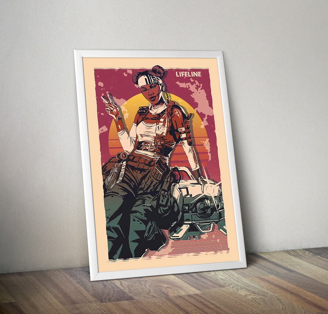 Lifeline Apex Legends Poster Apex Legends Apex Legends Poster Gamer ...
