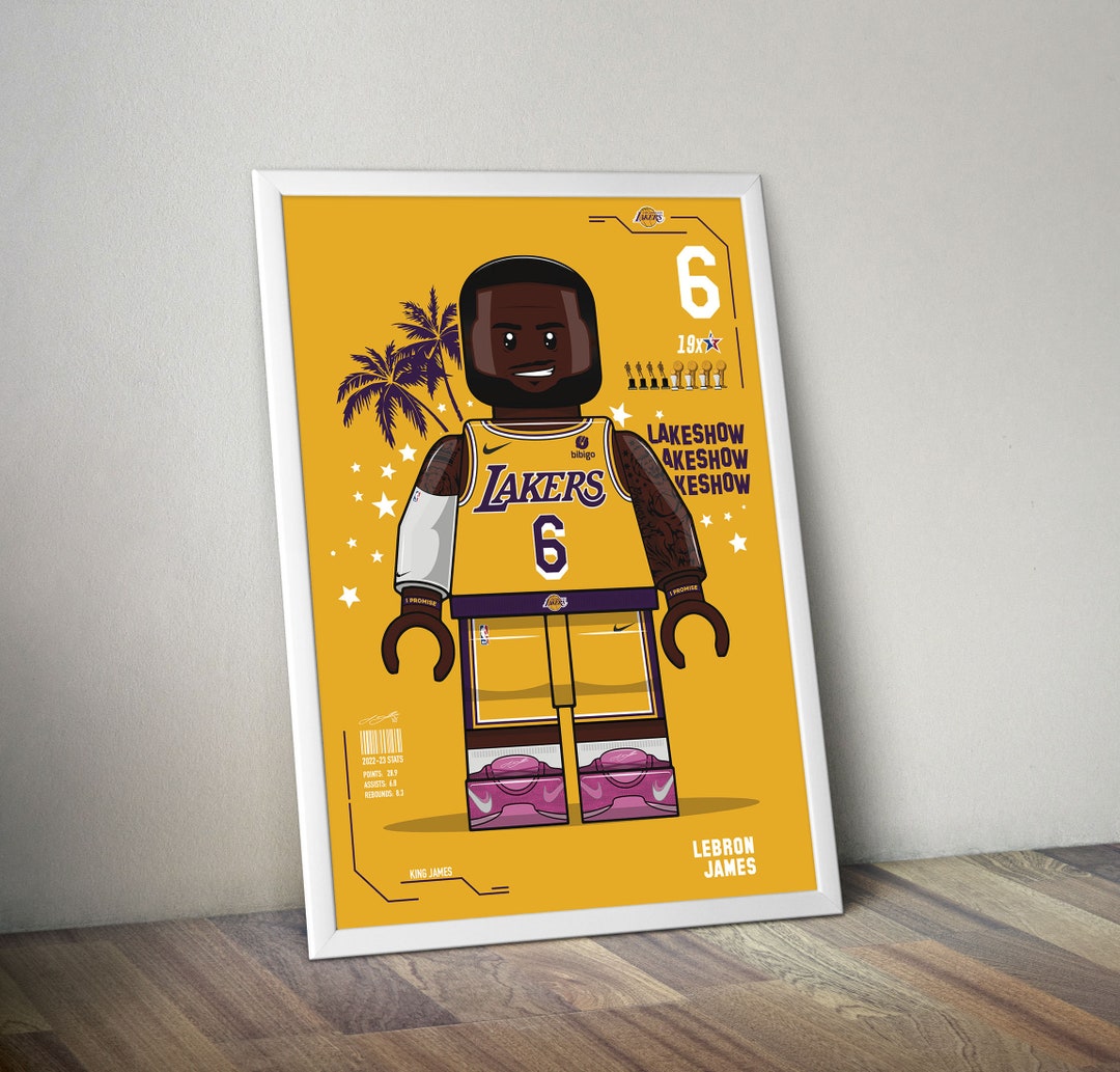 Lebron James Poster for Sports Fan Basketball Poster NBA Poster Wall ...