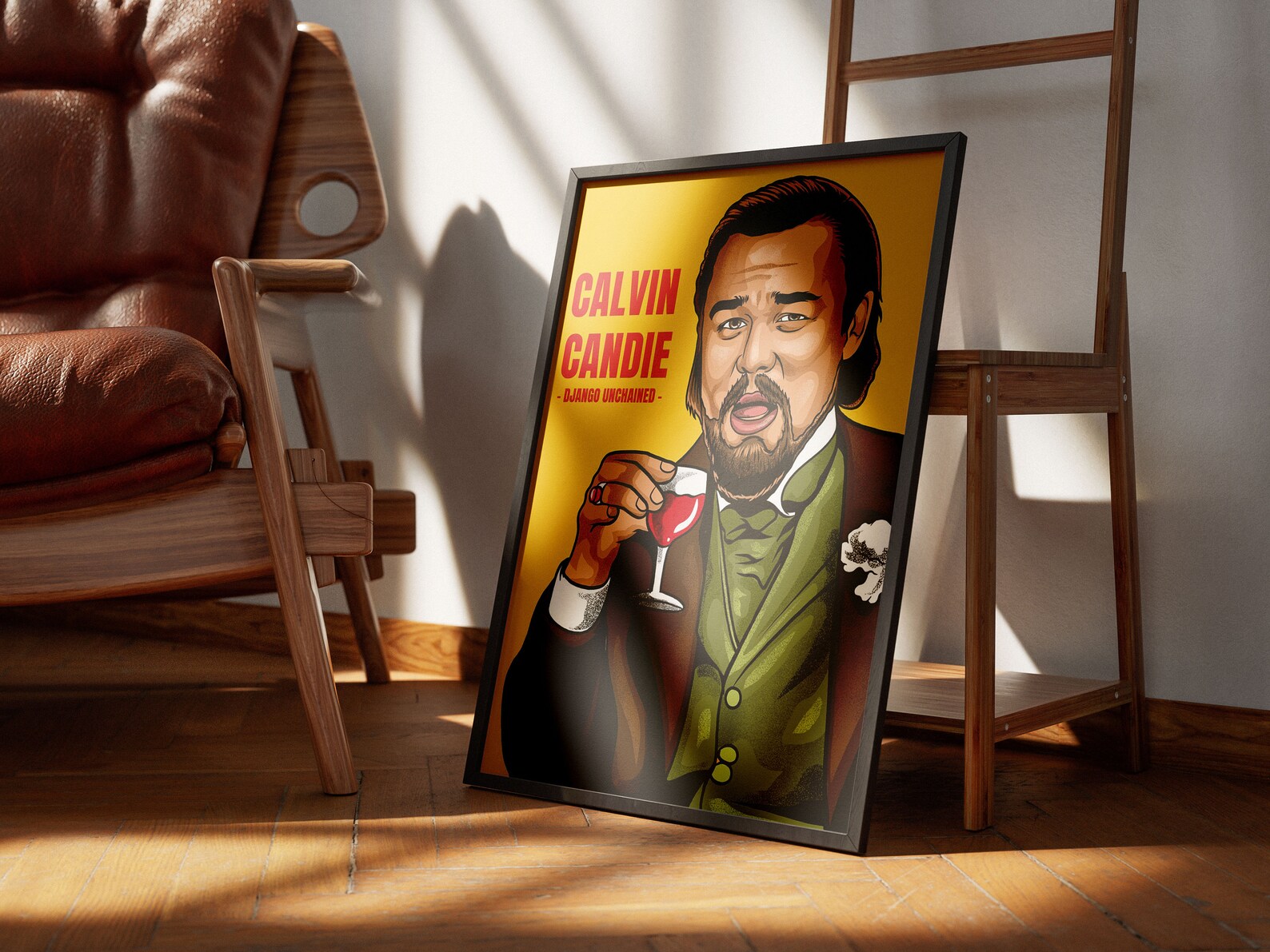 Leo Meme Poster Calvin Candie Memes Funny Present Meme Poster - Etsy