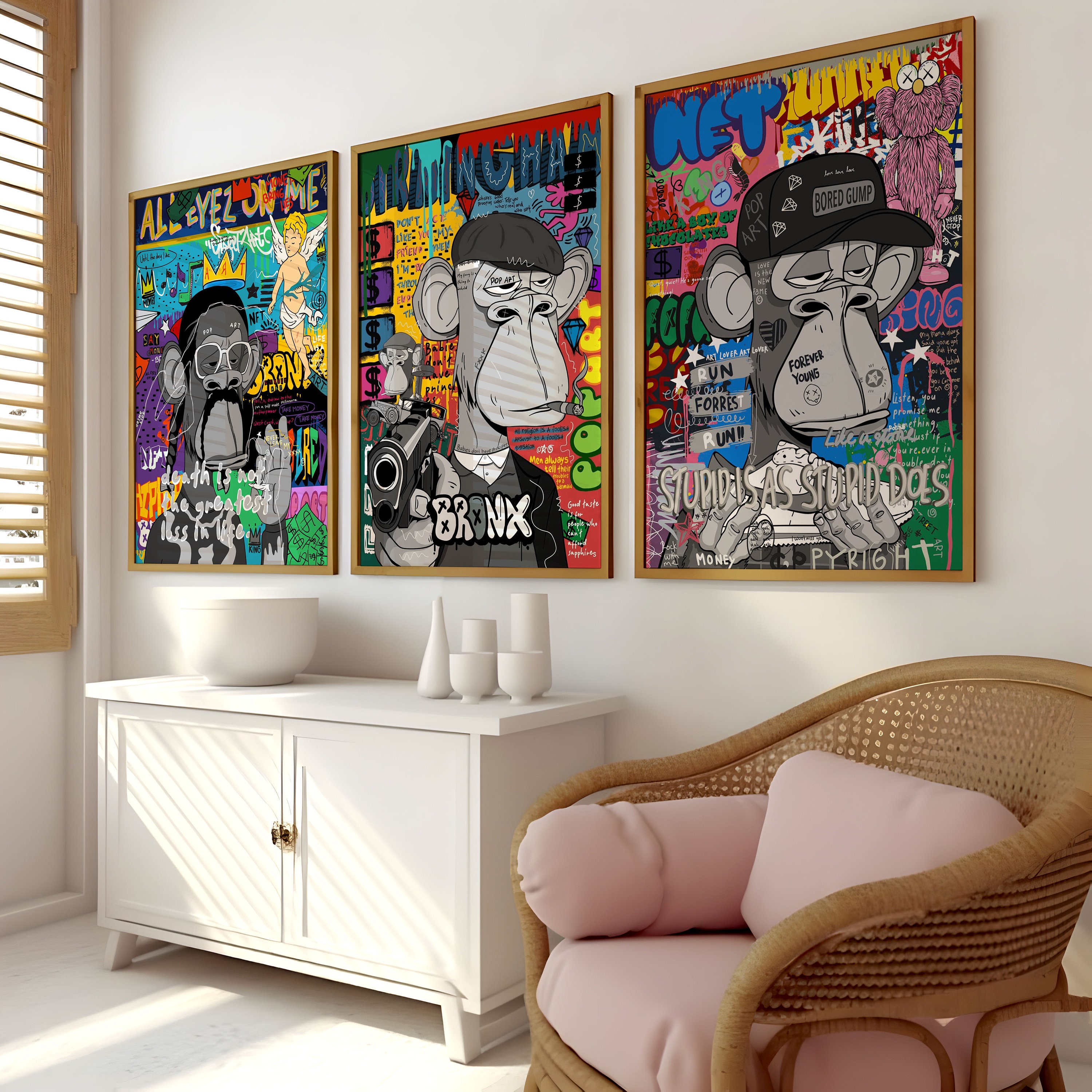 Memes Pop Art Abstract Graffiti Poster Graffiti Poster Urban - Etsy