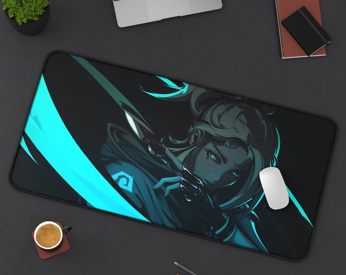 Valorant RGB Mousepad , Valorant Characters Desk Mat ,jett , Omen ...