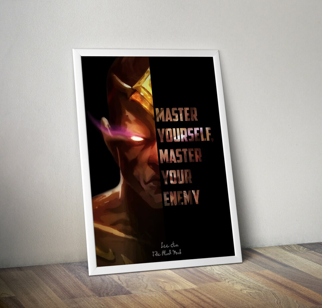 Lee Sin Poster: League of Legends Wall Art, Gamer Room Decor - Etsy