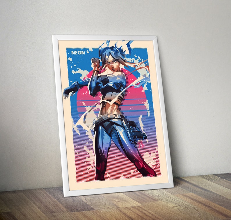 Neon Valorant PosterValorantValorant PosterGamer Room - Etsy España