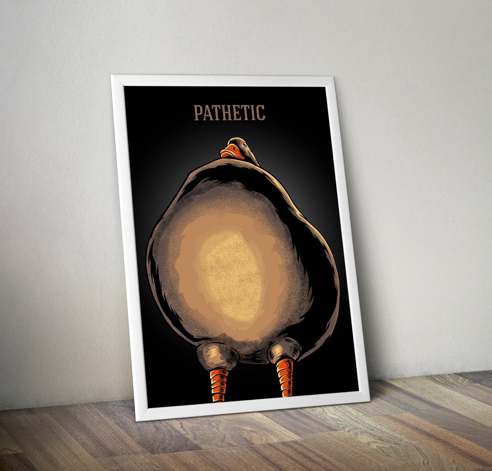 Pathetic Duck Poster Funny Memes Funny Present Meme Poster Funny Poster ...