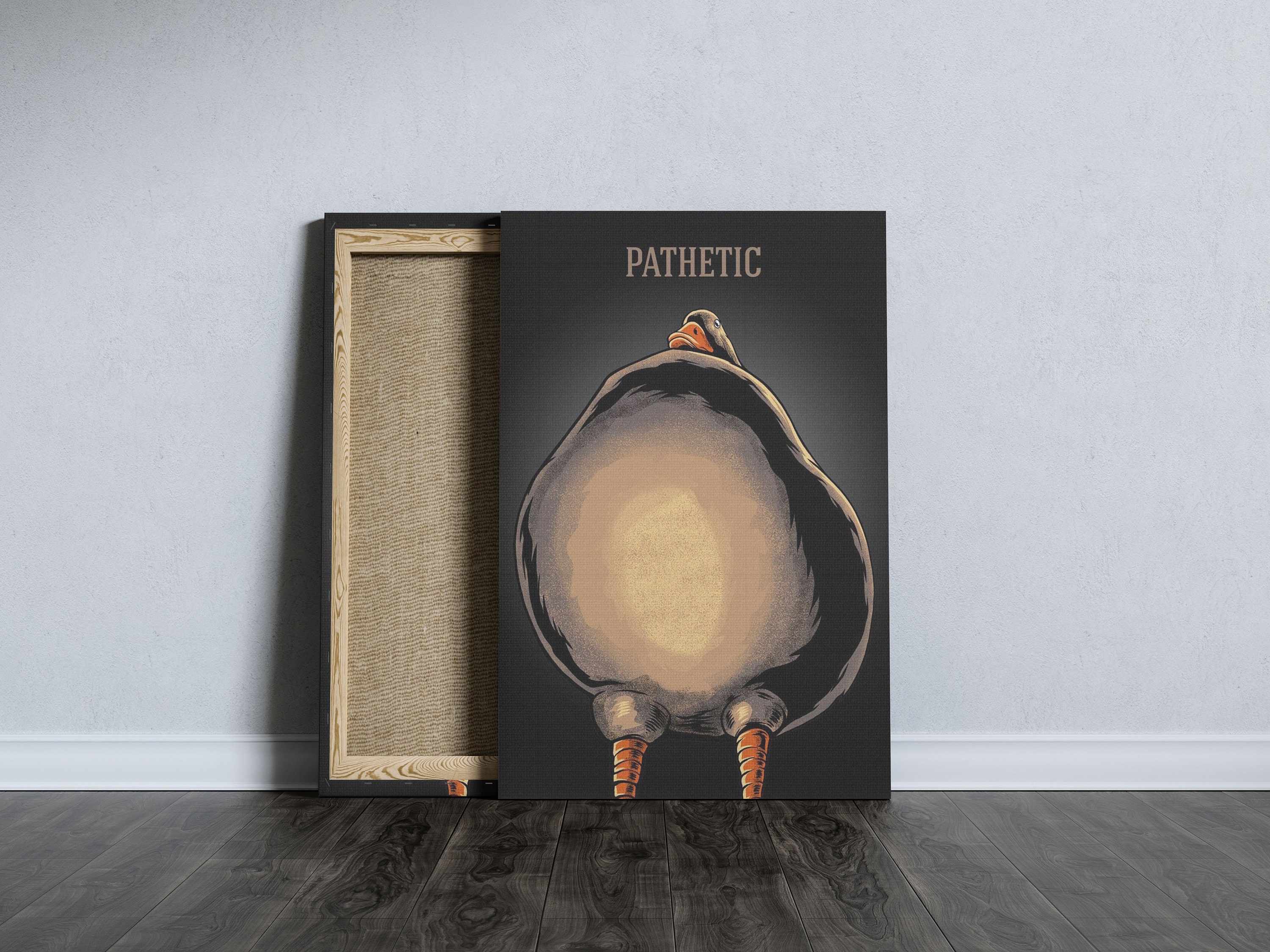 Pathetic Duck Poster Funny Memes Funny Present Meme Poster Funny Poster ...