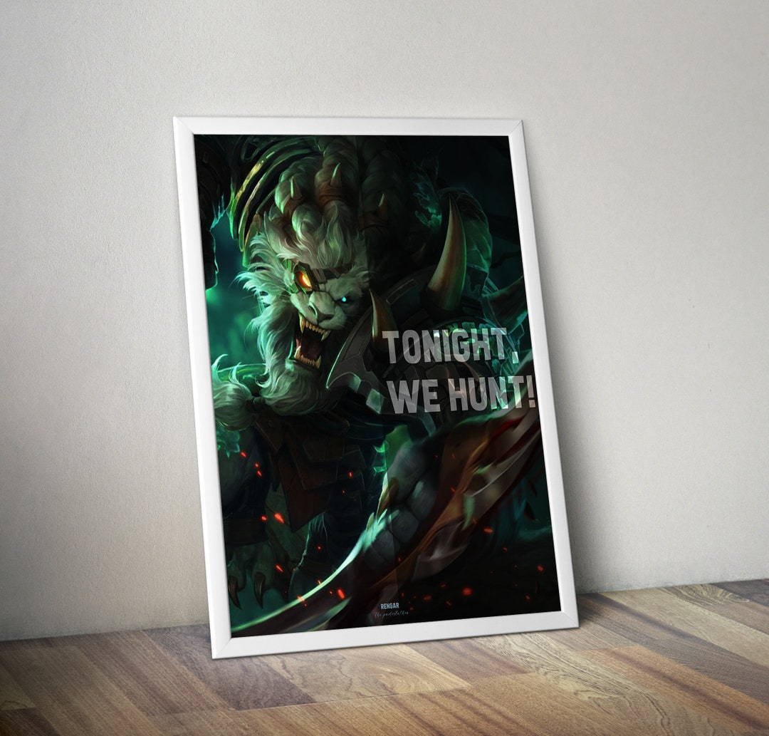 Rengar League of Legends League of Legends Poster Lol Poster the ...