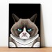 Funny Grumpy Cat Meme Poster Funny Memes Funny Present Meme - Etsy