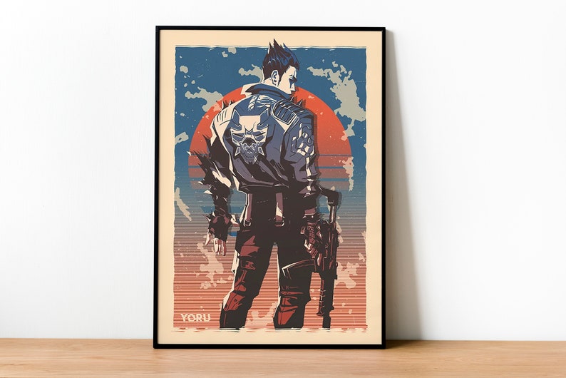 Yoru Valorant Poster Valorant Valorant Poster Gamer Room Decor - Etsy