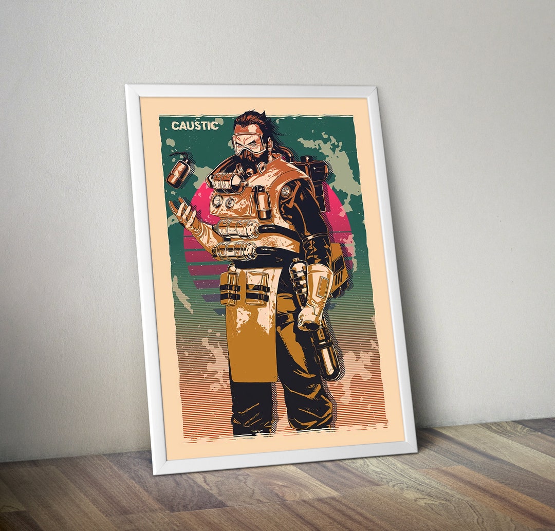 Caustic Apex Legends Poster: Gamer Room Decor - Etsy