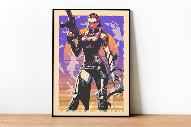 Reyna Valorant Poster Valorant Valorant Poster Gamer Room - Etsy