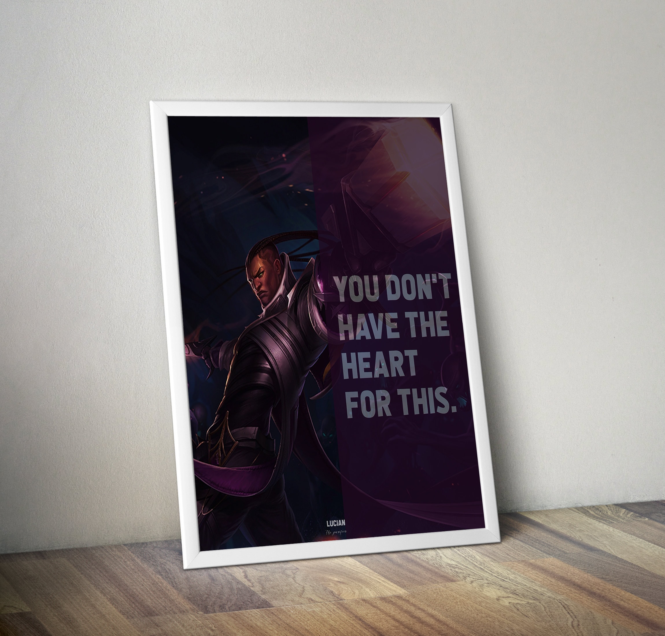 Lucian League of Legends League of Legends Poster Lol Poster the ...