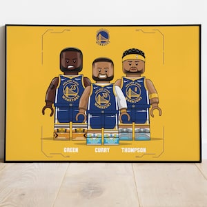 Golden State Warriors Poster for Sports Fan Basketball Poster NBA ...