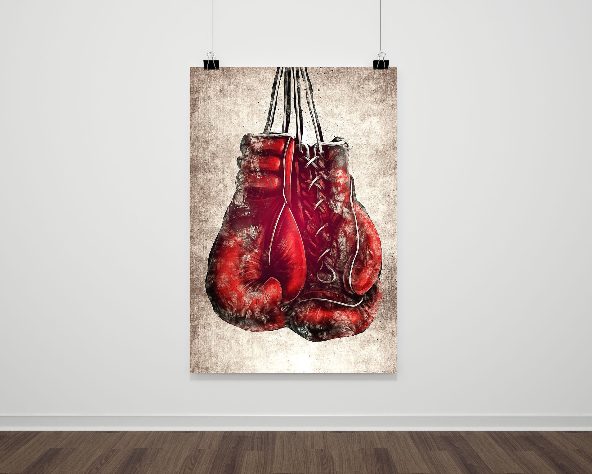 Boxing Gloves Poster Boxing Poster MMA Poster Fight Fan Cave - Etsy