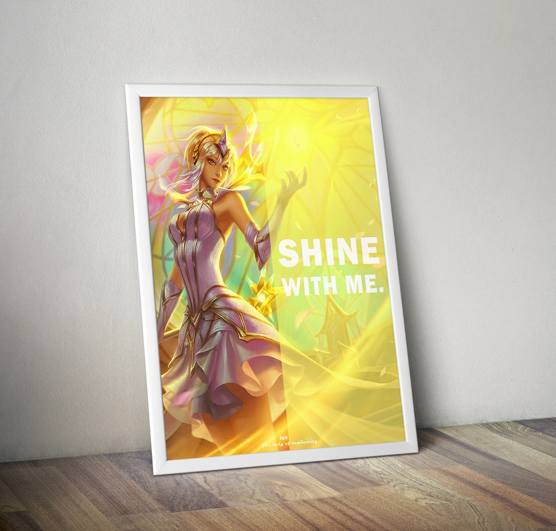 League of Legends Lux Lol Poster League of Legends Poster the Lady of ...