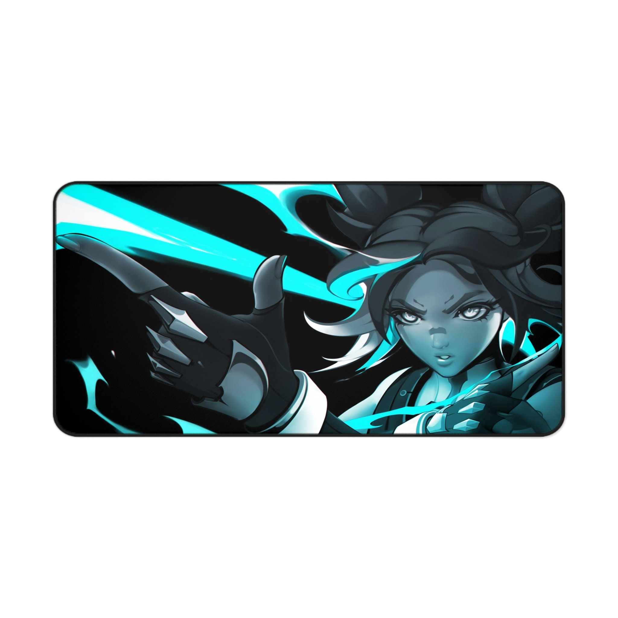 Neon Valorant Mouse Pad Valorant Valorant Desk Mat Gamer Room Decor ...