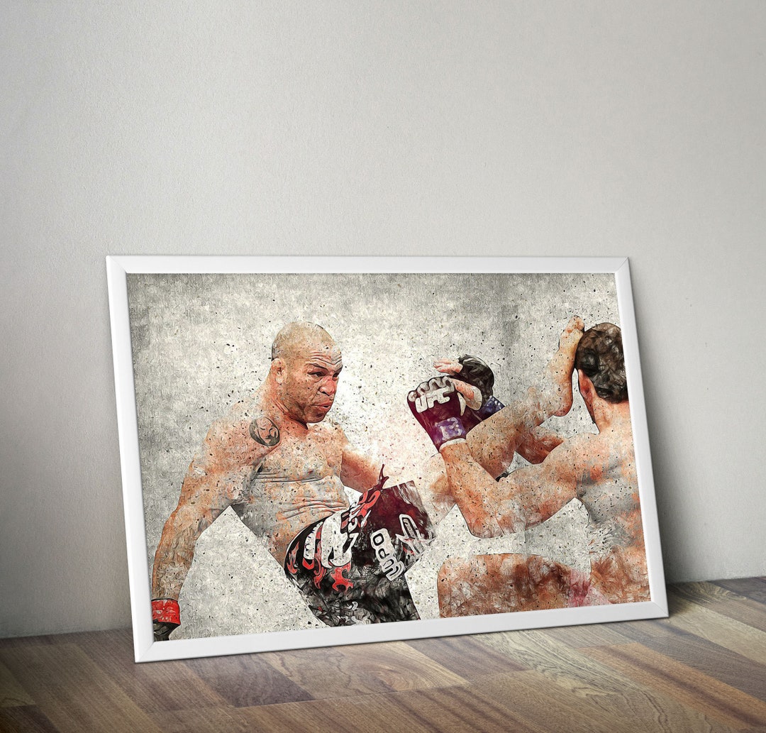 Wanderlei Silva Vs Brian Ortega Poster Boxing Poster MMA Poster Fight ...