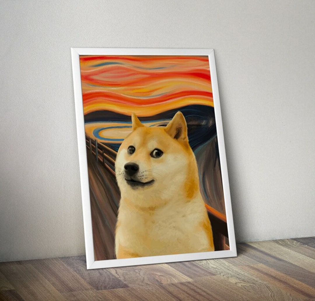 Doge Memes Poster Funny Memes Funny Present Meme Poster Funny Poster ...