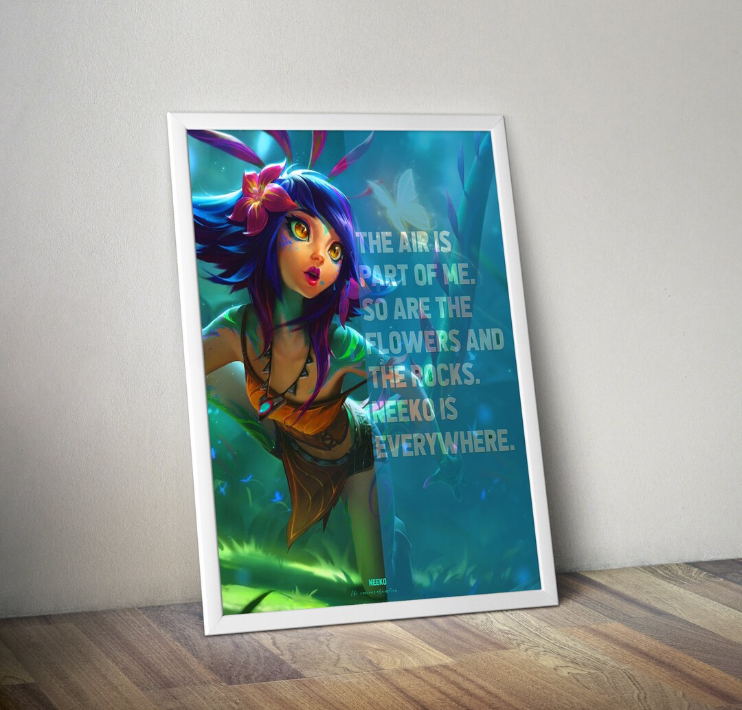 Neeko League of Legends League of Legends Poster Lol Poster the Curious ...