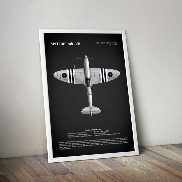 Spitfire Mk Vii - Etsy