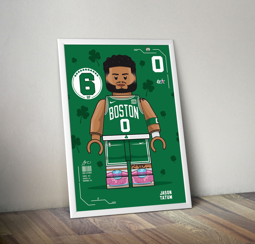 Jayson Tatum Poster for Sports Fan Basketball Poster NBA Poster Wall ...