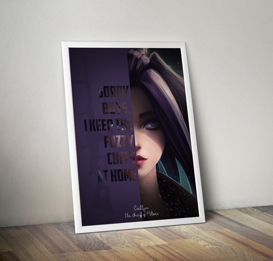 Caitlyn League of Legends League of Legends Poster LoL Poster - Etsy.de