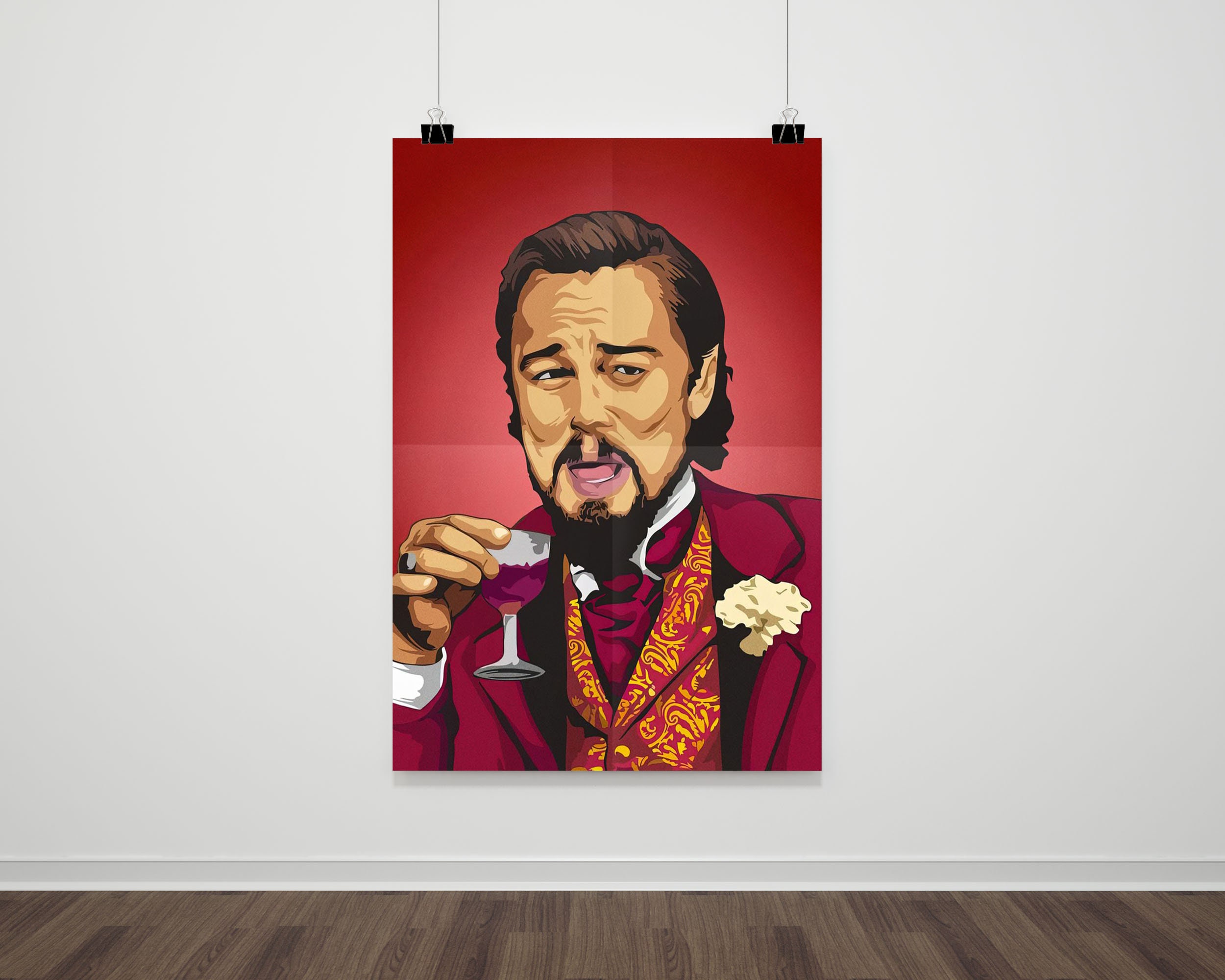 Leo Meme Poster Calvin Candie Memes Funny Present Meme Poster - Etsy