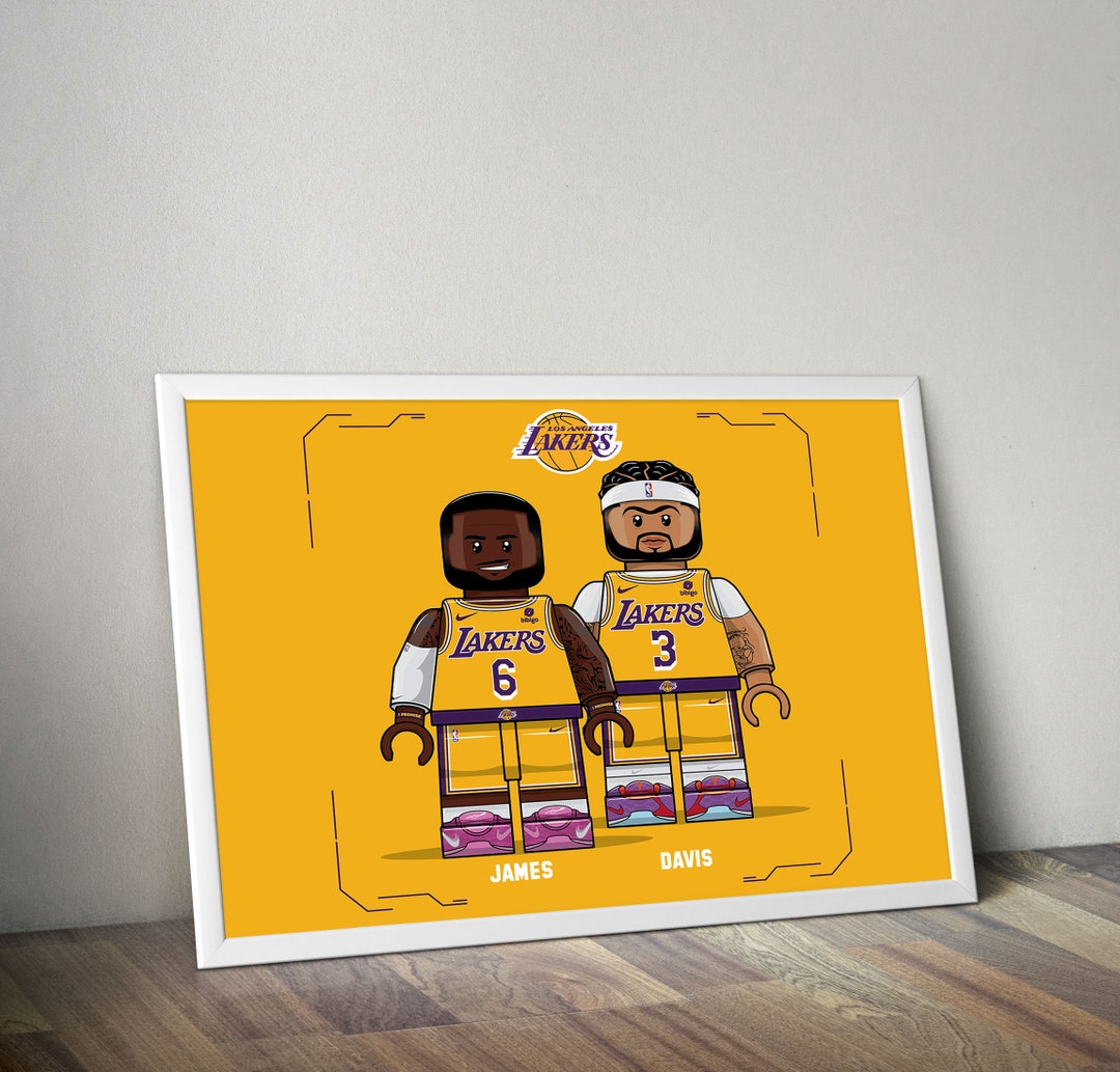 Los Angeles Lakers Poster for Sports Fan Basketball Poster NBA Poster ...