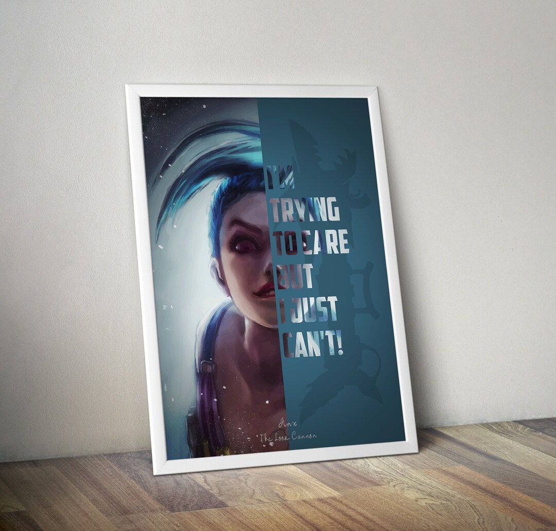 League of Legends Jinx League of Legends Poster the Loose Cannon Lol ...