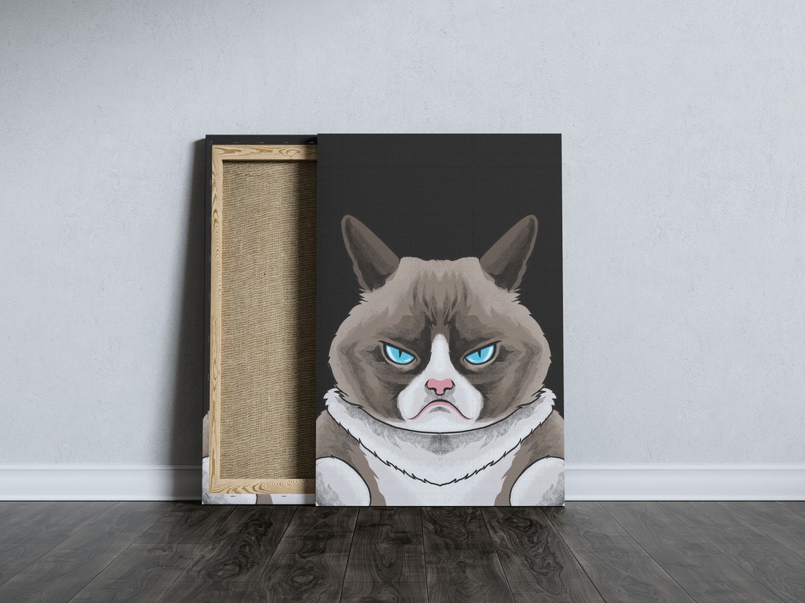 Funny Grumpy Cat Meme Poster Funny Memes Funny Present Meme - Etsy