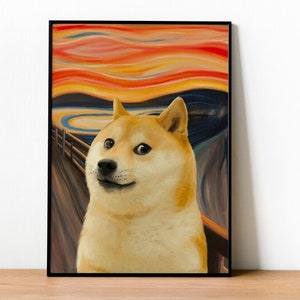 Doge Memes Poster Funny Memes Funny Present Meme Poster Funny - Etsy
