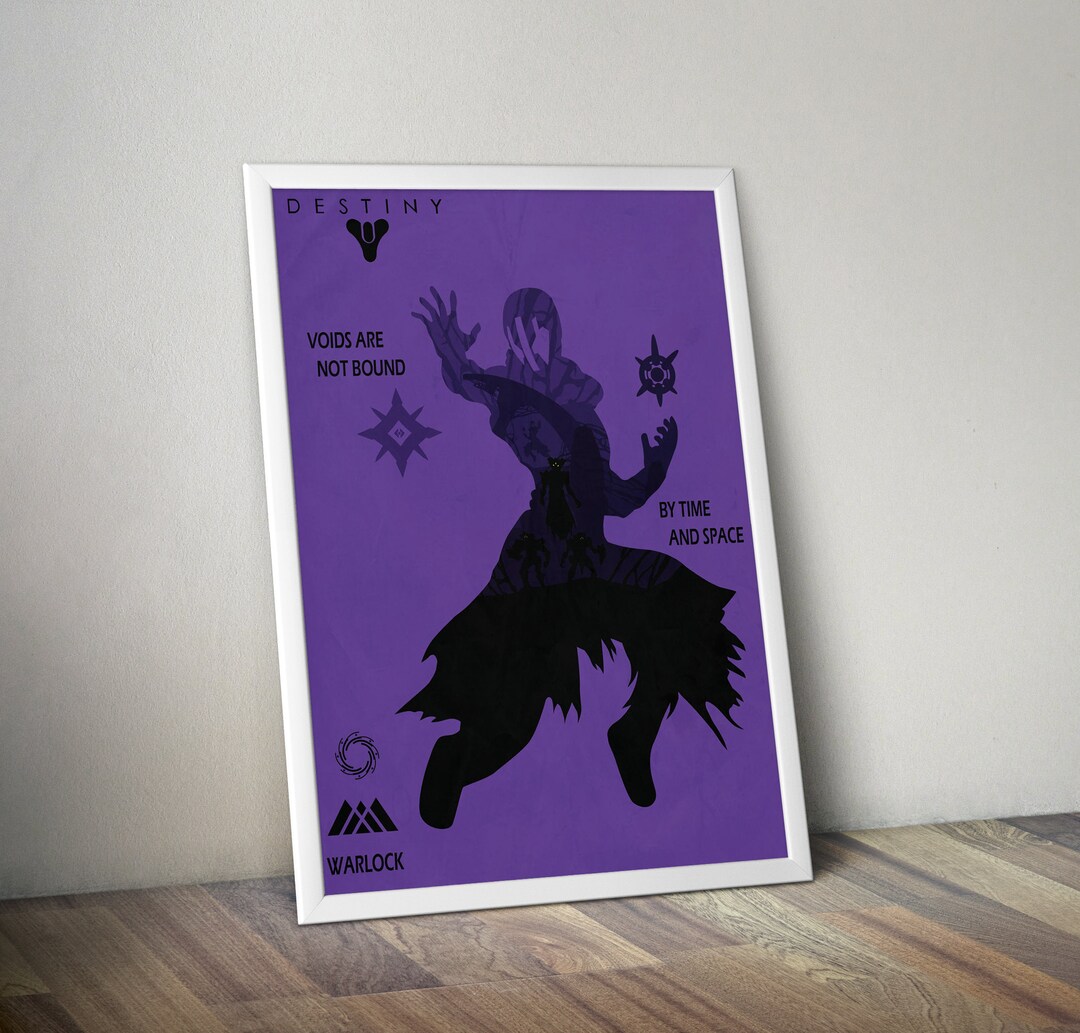 Voidwalker Destiny Poster Destiny Hexenmeister Klasse Destiny Poster ...