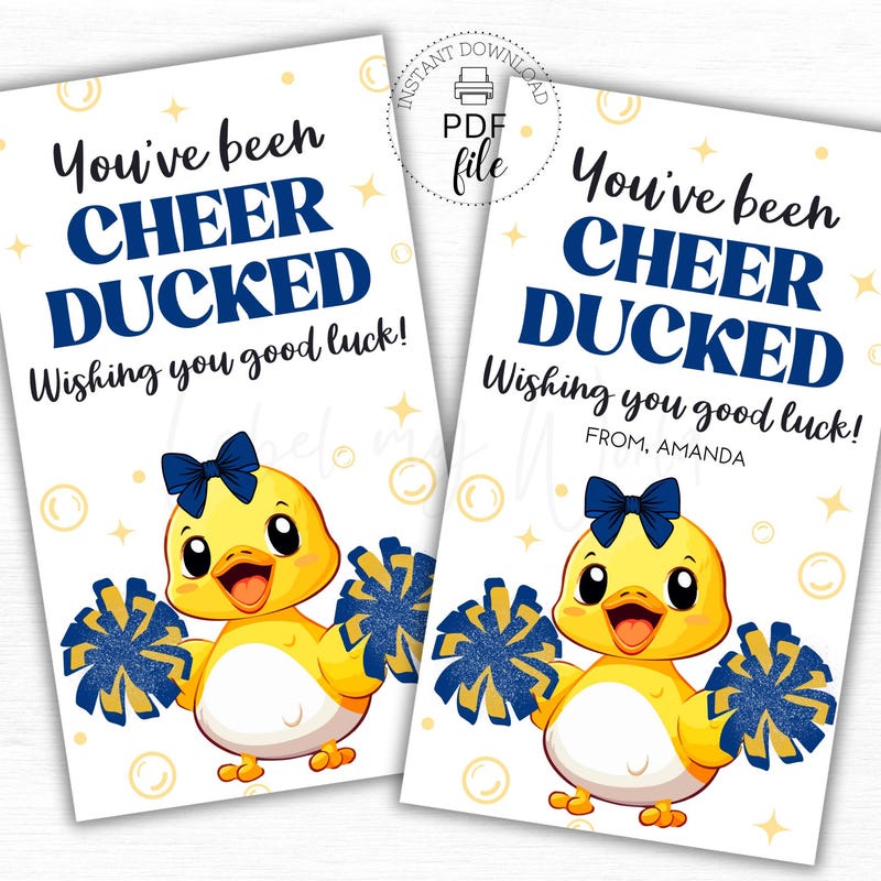Cheer Tag Good Luck - Etsy
