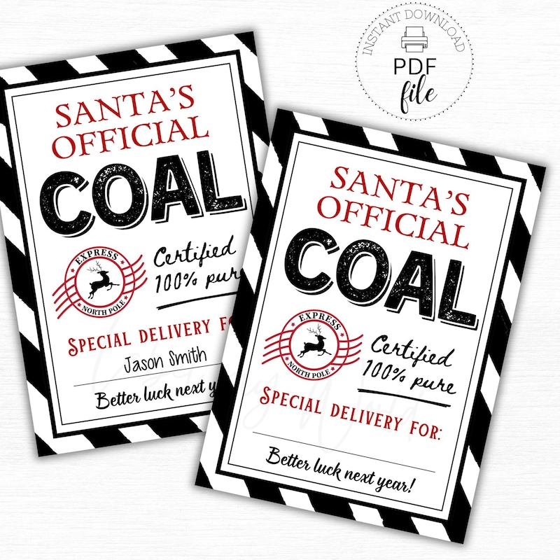 Lump of Coal Kids - Etsy