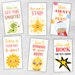 Printable Testing Day Tags, Test Taking Motivation Note Cards, Cute ...