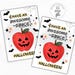 Printable Applesauce Halloween Treat Tag, School/teacher/classroom ...
