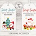 Secret Santa Special Delivery for Customized Gift Tags | Printable ...