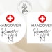 Hangover Recovery Kit Sticker | Bachelorette Party/weekend Round ...