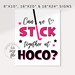 Printable HOCO Field Hockey Proposal Sign Can We Stick - Etsy